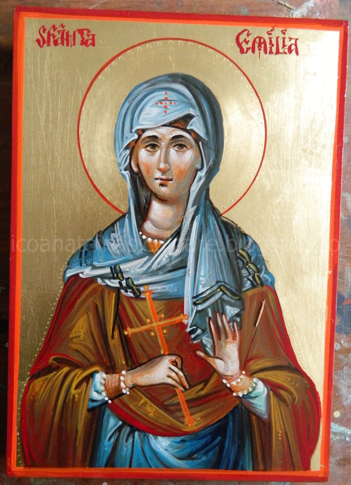 ICOANA taina si culoare: Sfanta Emilia