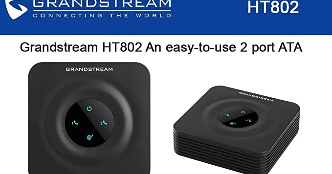 Grandstream HT502 VOIP: Grandstream GS-HT802 2 Port Analog Telephone ...