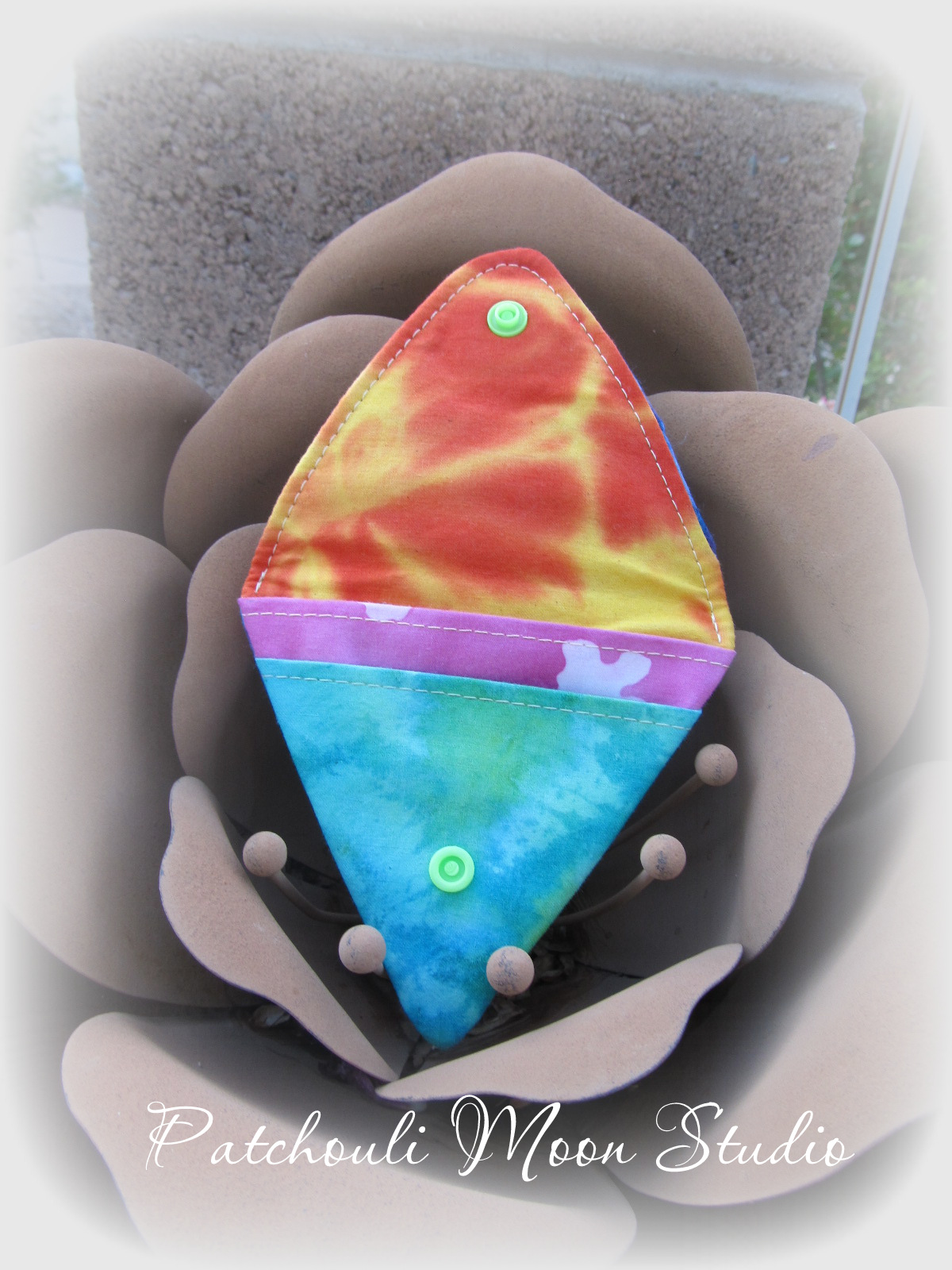 Patchouli Moon Studio: Triangle & Square Fabric Wallets