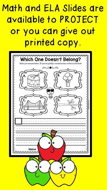 First Grade Bloomabilities: Which One Doesn't Belong? More Open-Ended ...