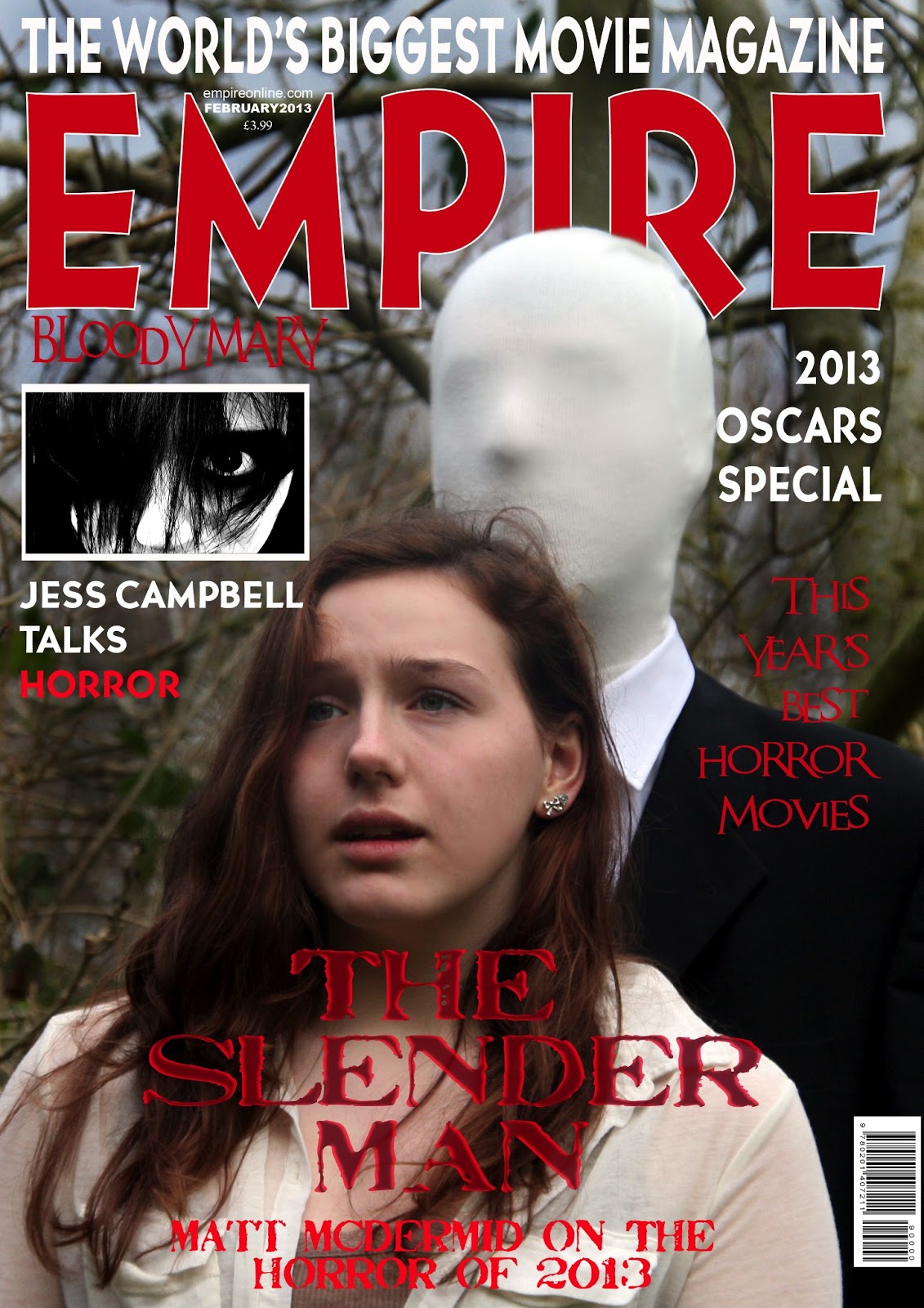 The Slender Man Evaluative: Slender Man Magazine Cover