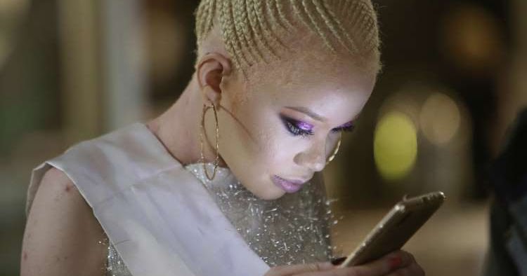 African nation’s second-annual albino competition. At Zimbabwe