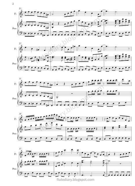 The Flute Diary: Plants vs Zombies Theme Score for Flute and Piano