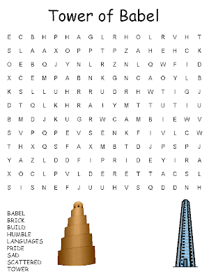 BIBLE CRAFTS FOR KIDS: Tower of Babel