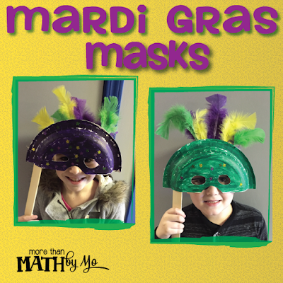 Classroom Freebies Too: How to Make Mardi Gras Masks