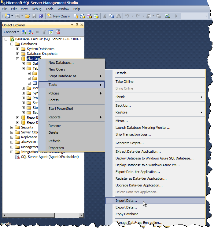 Memasukkan Data ke Tabel di SQL Server Management Studio - Access Terapan