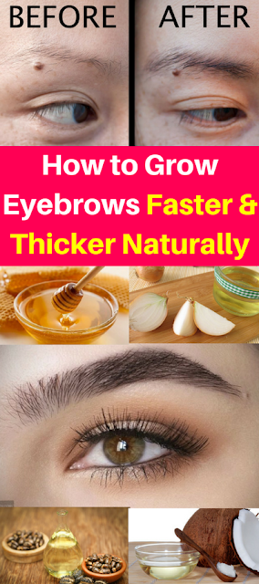 How To Grow Eyebrows Faster & Thicker Naturally | Wellness And Remedy