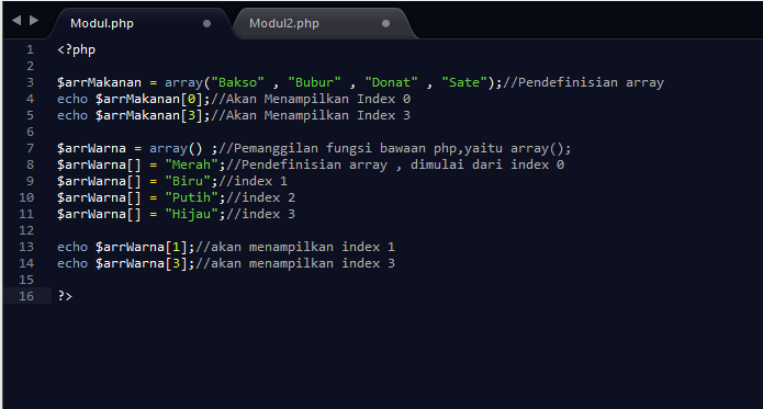 Fungsi Dan Array PHP - Comp Lab