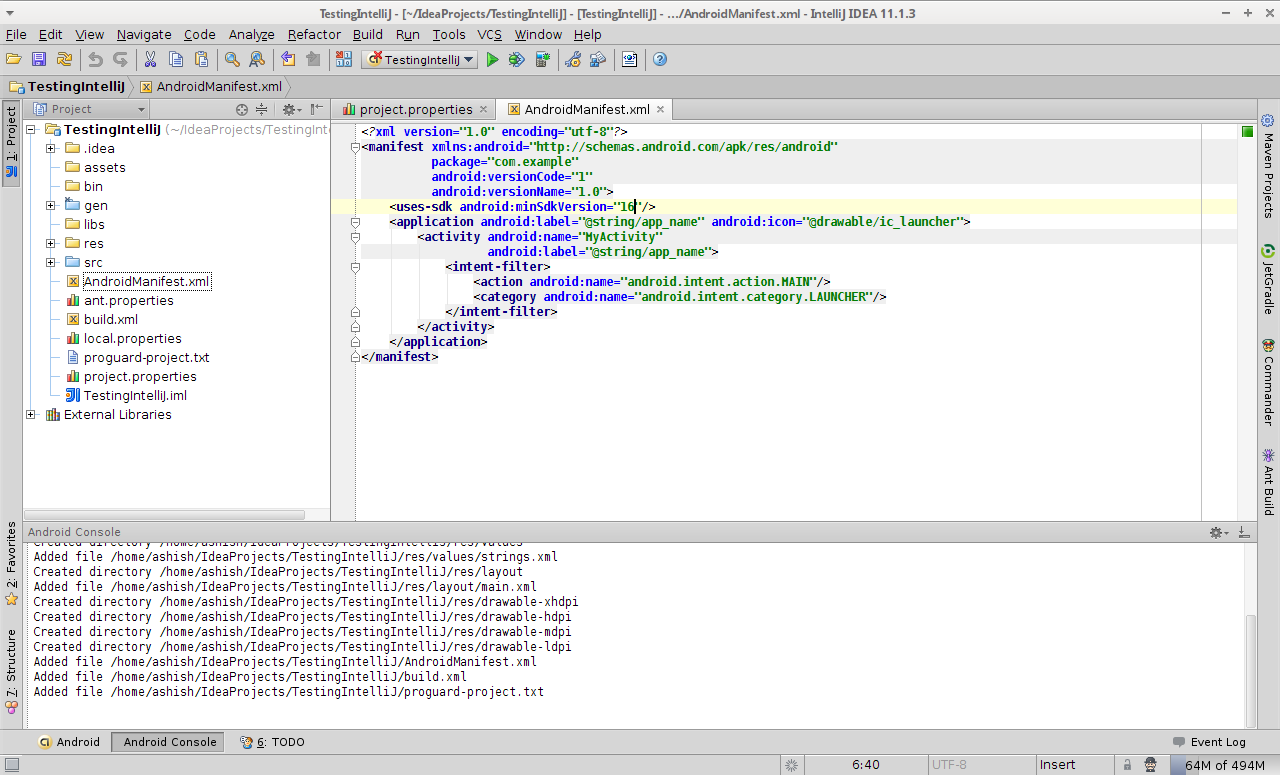 Aspiration Limited Android Development Using Intellij Part 1