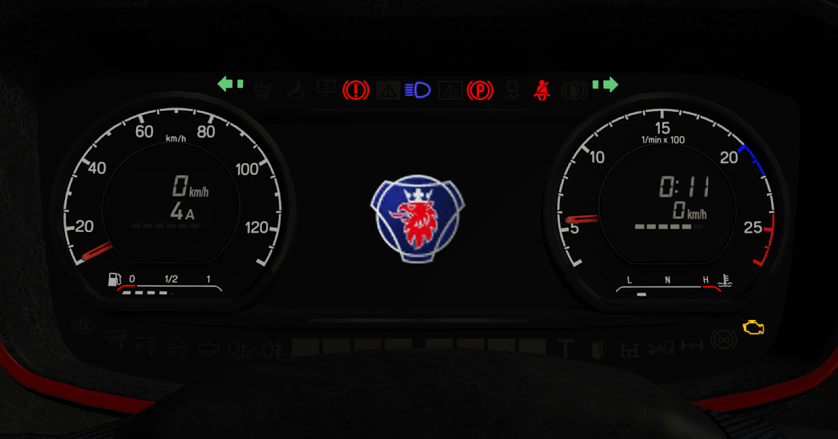 Next Gen Scania Custom Dash - Euro Truck Simulator 2 Mod World
