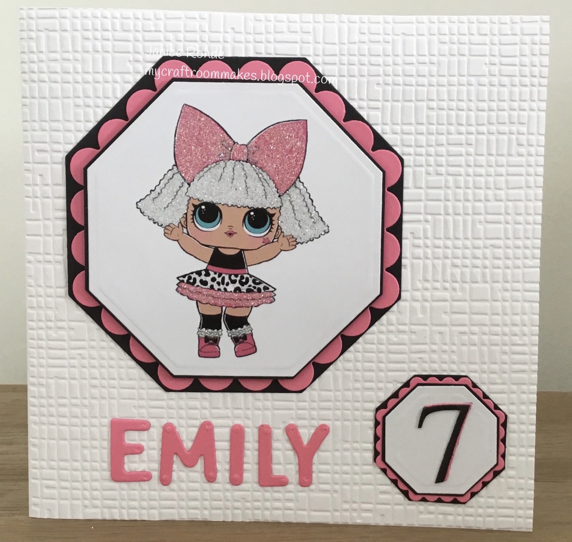 My Craft Room Makes: L.O.L. Doll Card