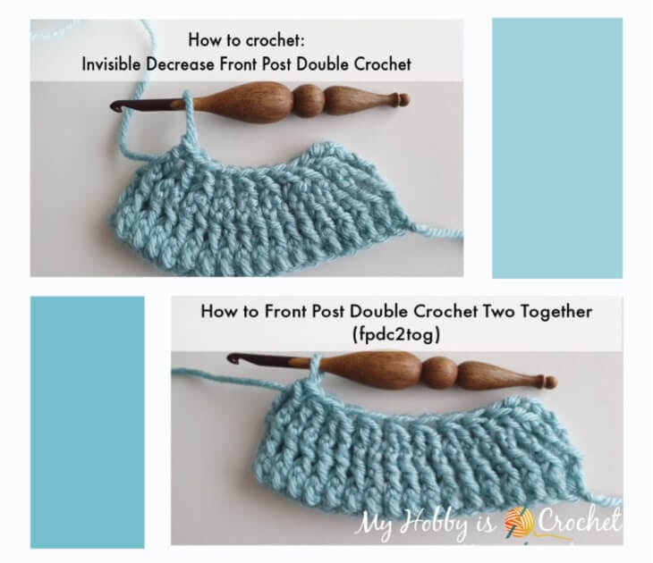 My Hobby Is Crochet: How to Crochet: Invisible Decrease Front Post ...
