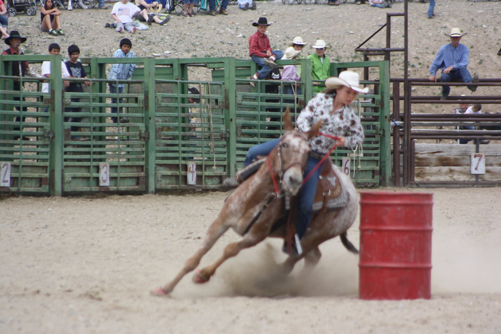 PairADice Mules: Barrel Racing at Jake Clark Mule Days