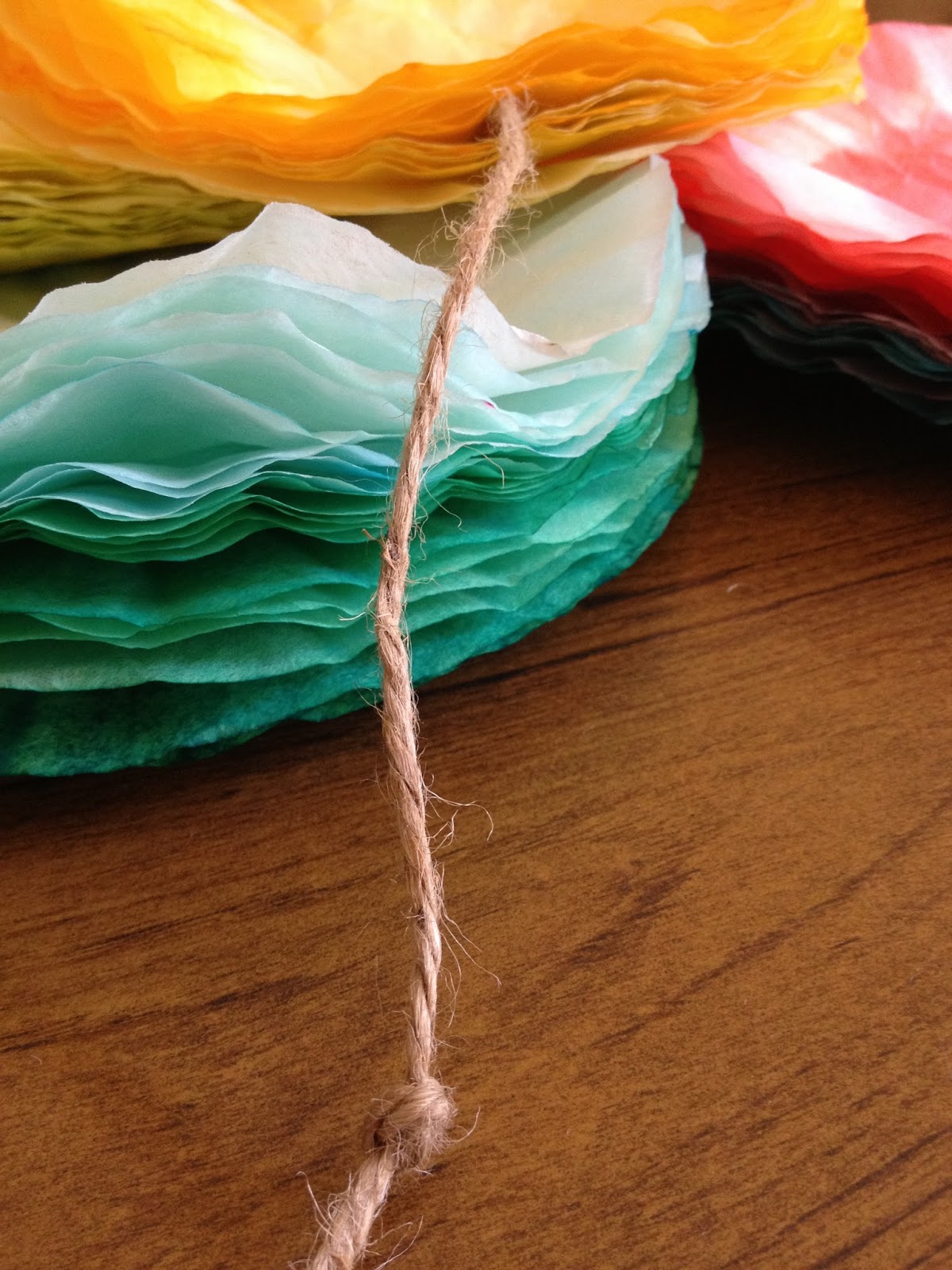 Dough and Batter: pom pom coffee filter garland & a celebration!!!