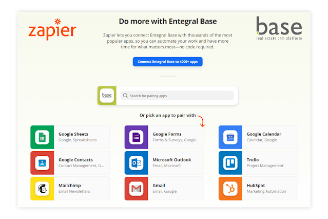 Entegral Base Zapier real estate automation interface goes public