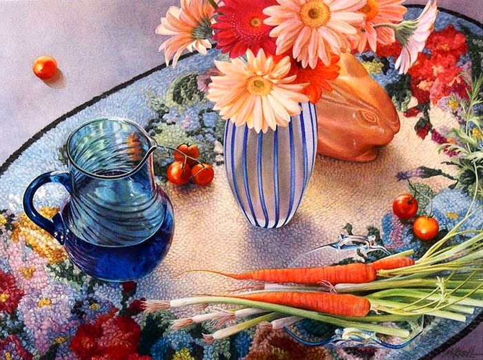 Mary Kay Krell | Still Life Colorful Paintings for Your Inspiration