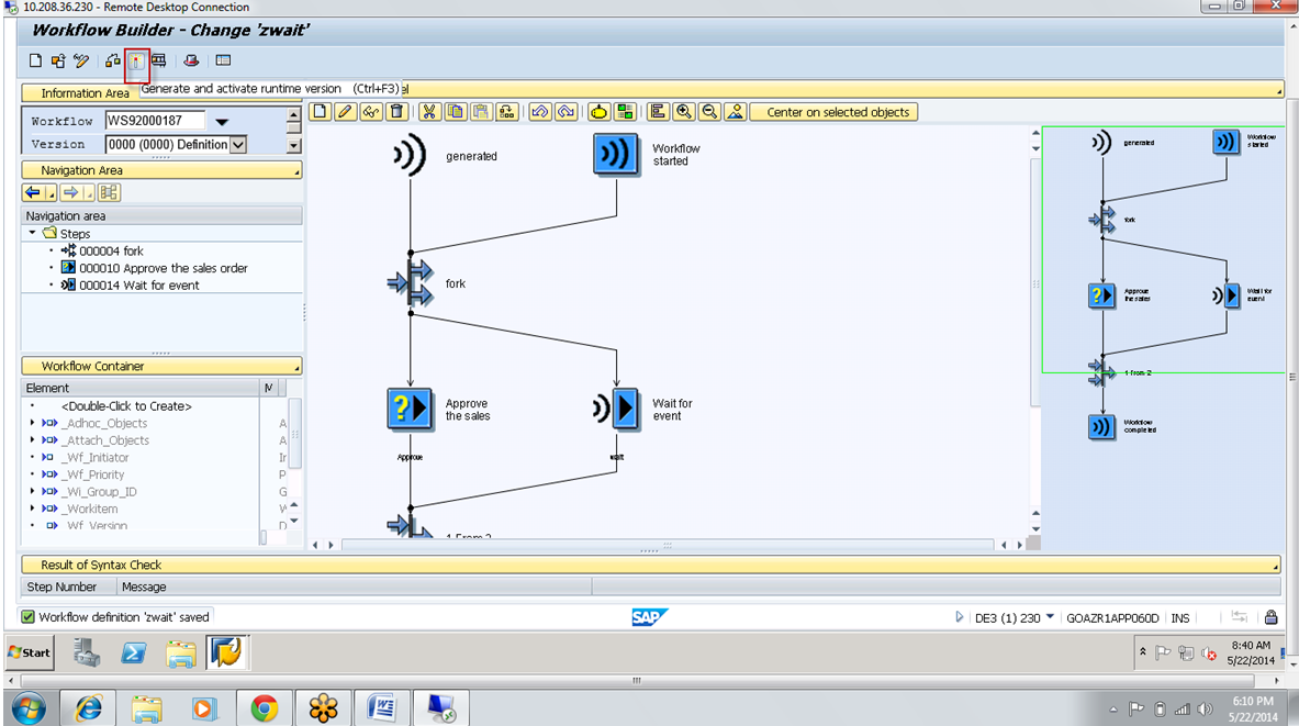 An SAP Consultant SAP Workflow Wait Step Type An SAP Consultant SAP Workflow Wait Step Type