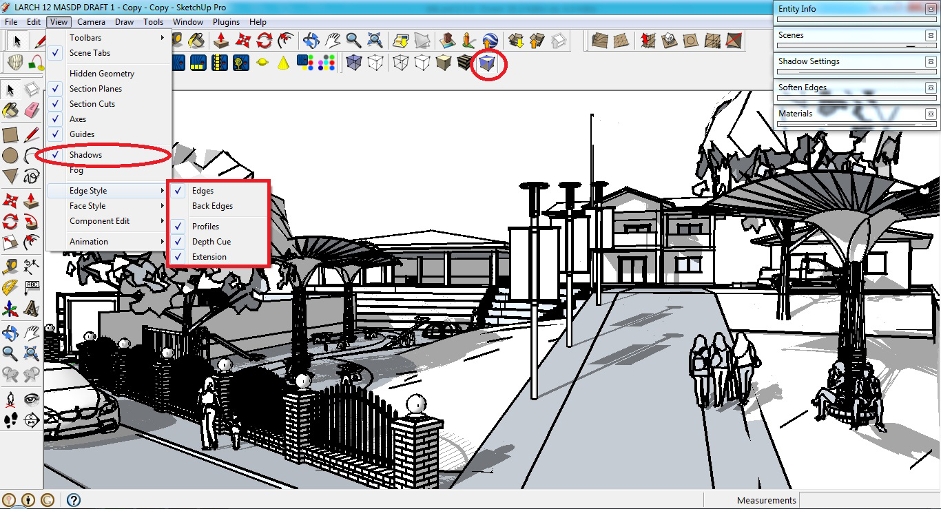 Making A Digital Watercolor Presentation: Sketchup Tutorial (NPR Style)