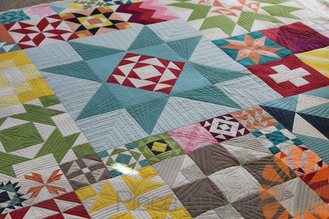 Piece N Quilt: Modern Building Blocks Quilt - Custom Machine Quilting ...