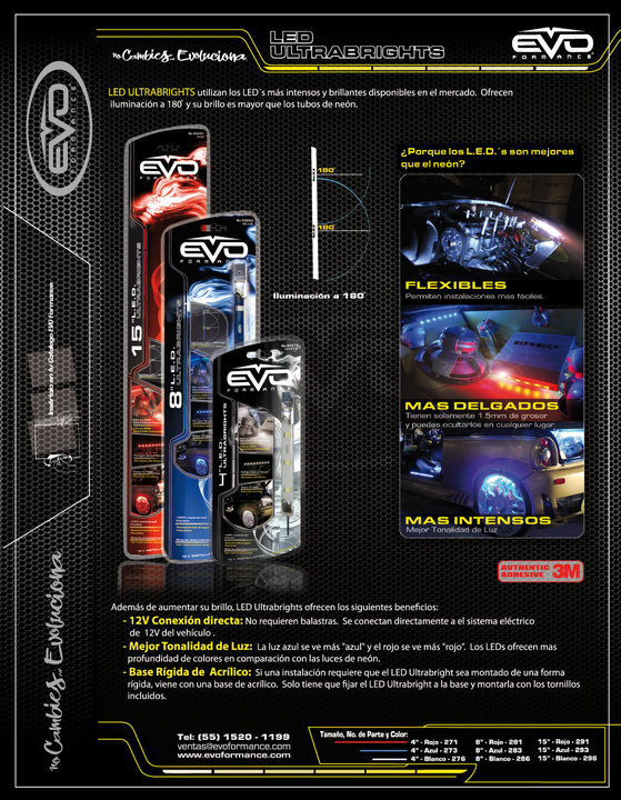 PRODUCTOS Evo Formance: LED Ultrabright Evo Formance-Brillan Mas Que El ...