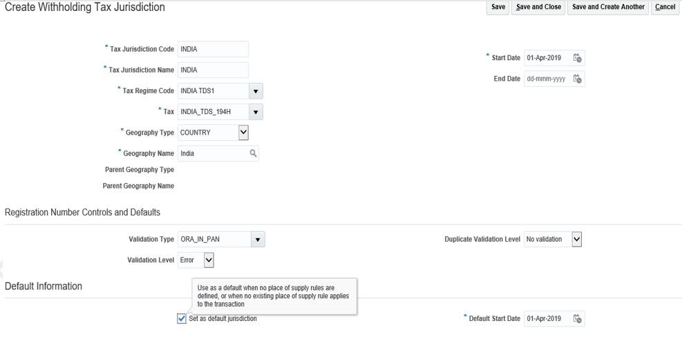Oracle Application's Blog: Chapter 66: Oracle Fusion Tax Implementation