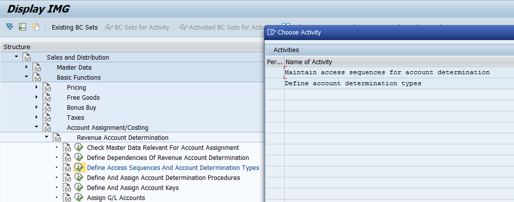 Revenue Account Determination - SAP SD