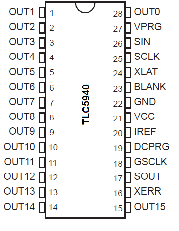 Gattaca-ngin: Arduino TLC5940與伺服馬達