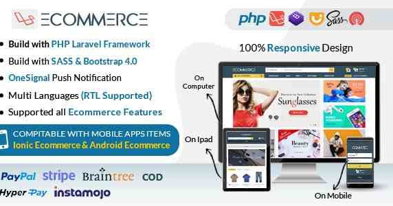Download Laravel Ecommerce v1.7 - Universal Ecommerce/Store Full ...