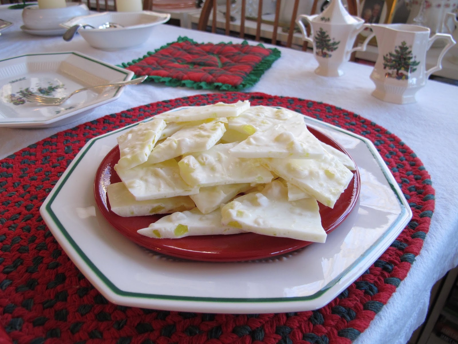 Dying for Chocolate: White Chocolate Lemon Bark: Kaye Wilkinson Barley