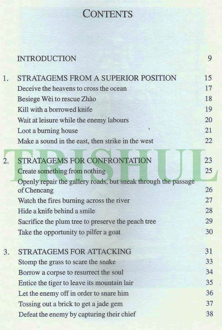 TRISHUL: The 36 Stratagems Explained