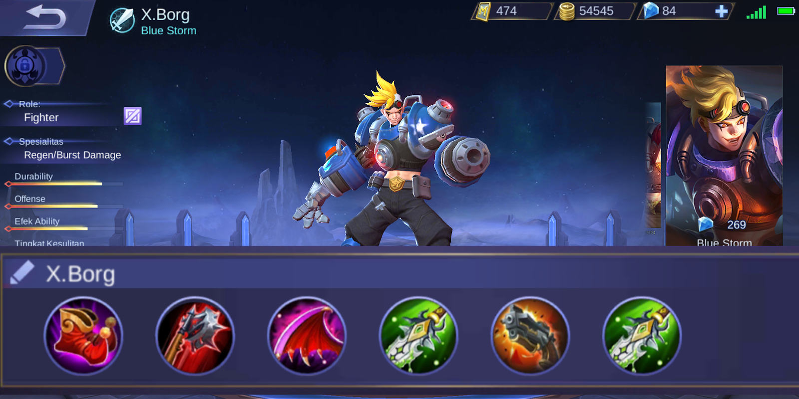 Tips GG Menggunakan X.Borg dan Build Item Tersakit (Mobile Legends ...