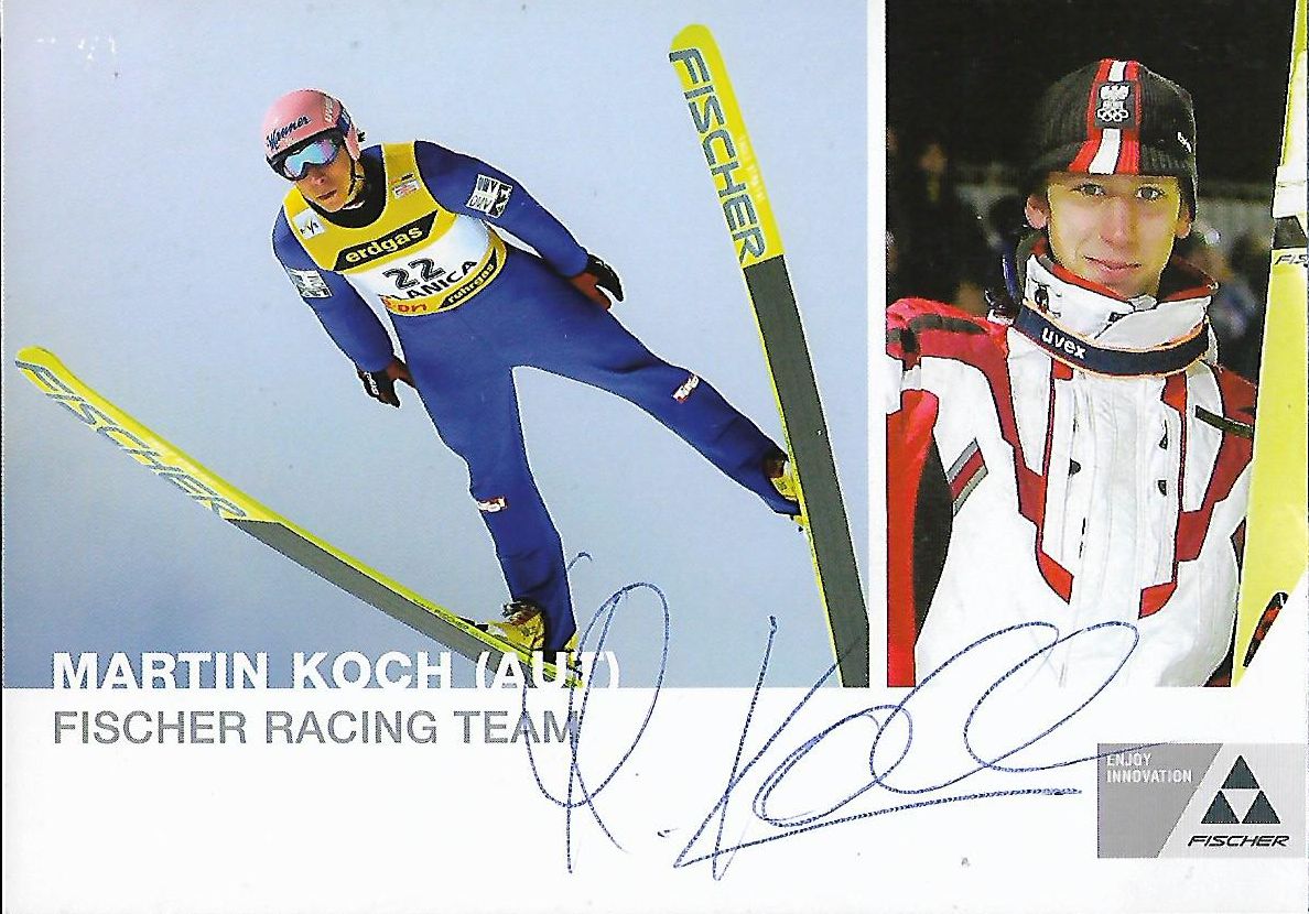 Autografy Skoczków: 67.Martin Koch