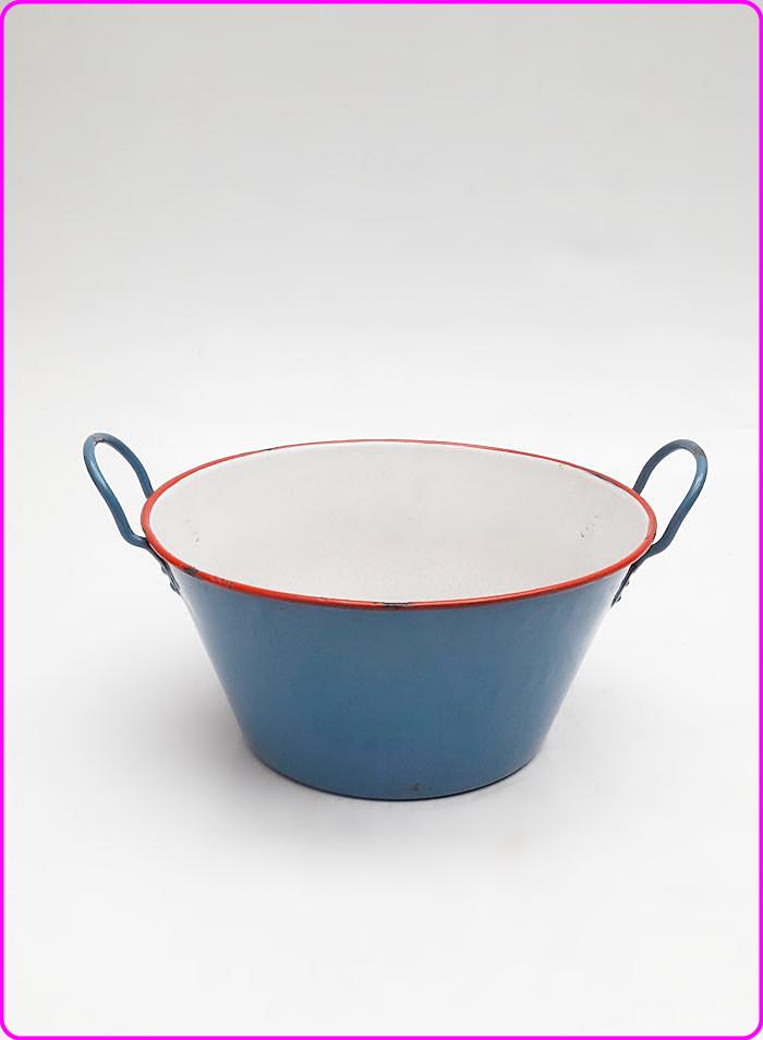 STUDIO ANTIQUE: VINTAGE ENAMEL PAN STOCK POT - PANCI - ENAMEL - PANCI ...