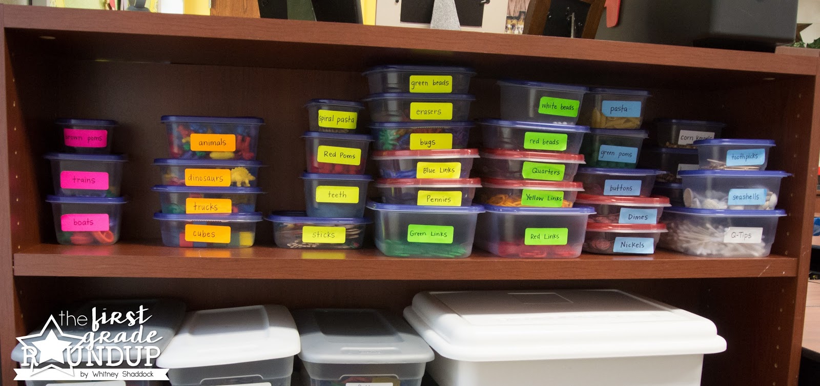organizing Counting Collections in 1st grade - The First Grade Roundup