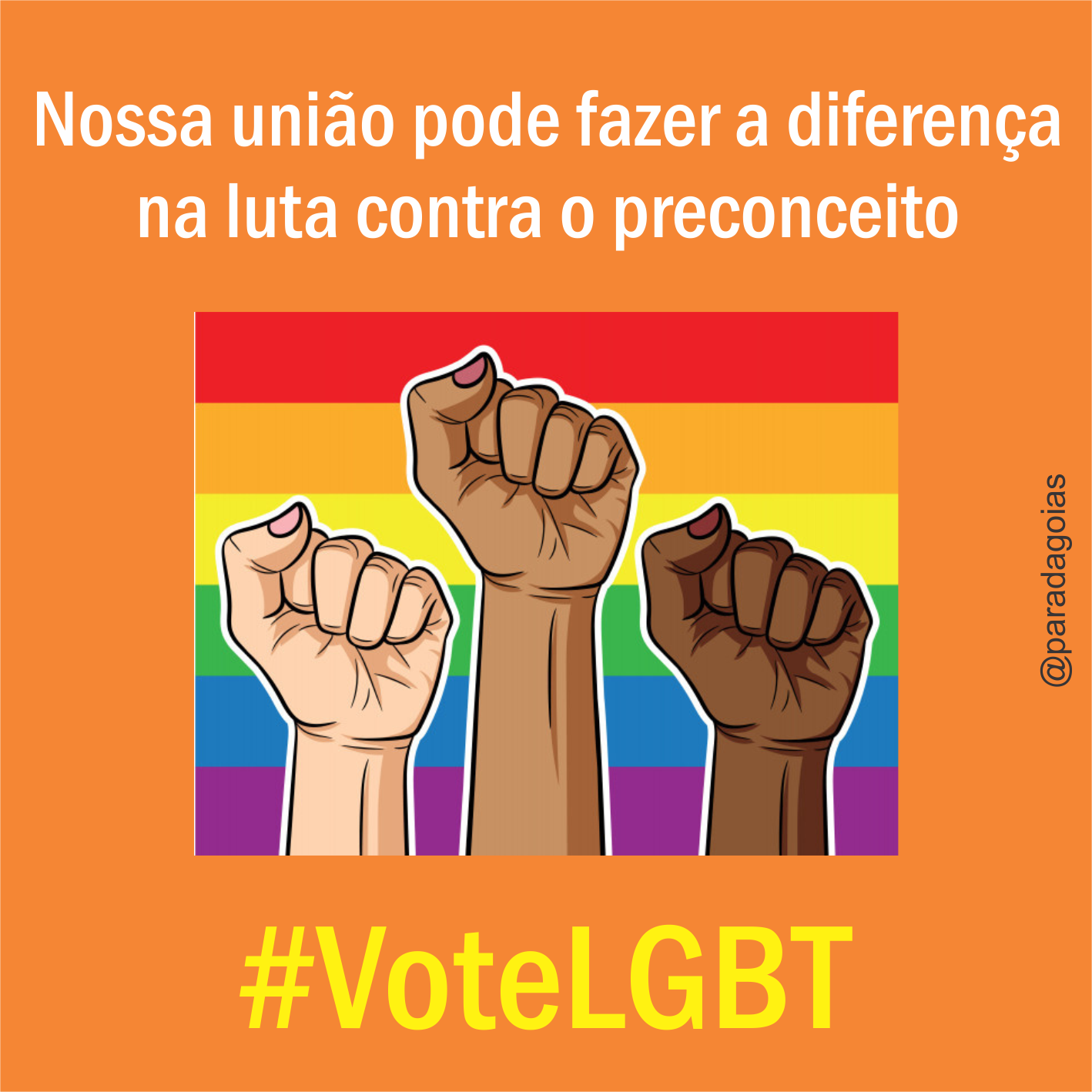 Associação da Parada de Goiás: Campanha "Vote LGBT" - Eleições 2020