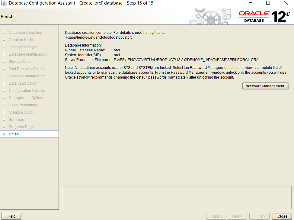 Step - 1 Installation and Configuration of Oracle Database 12c for OIG ...