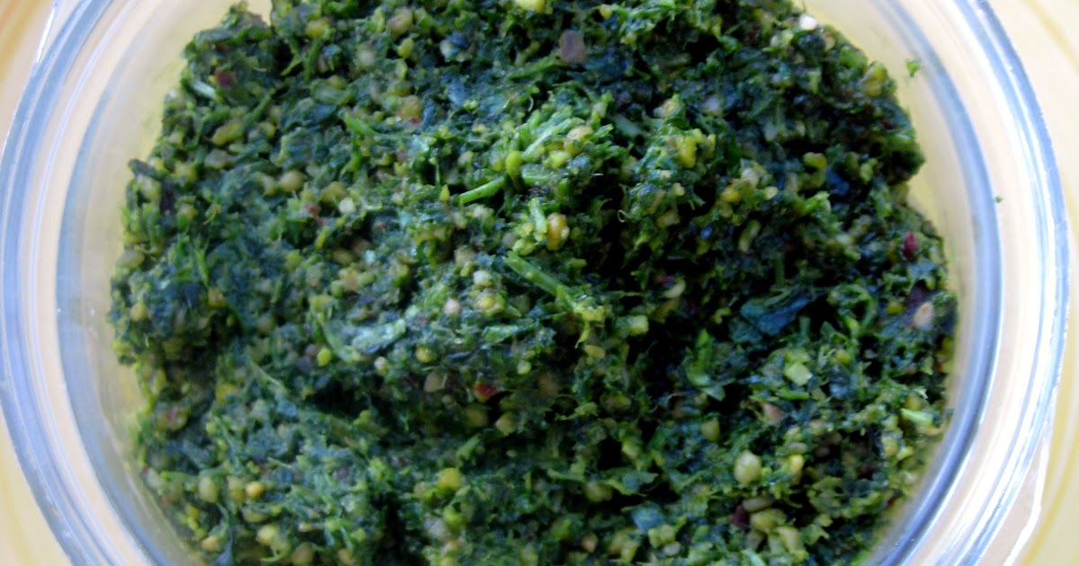 Kothamalli Thokku/Cilantro Pesto South Indian Style - Few Minute Wonders