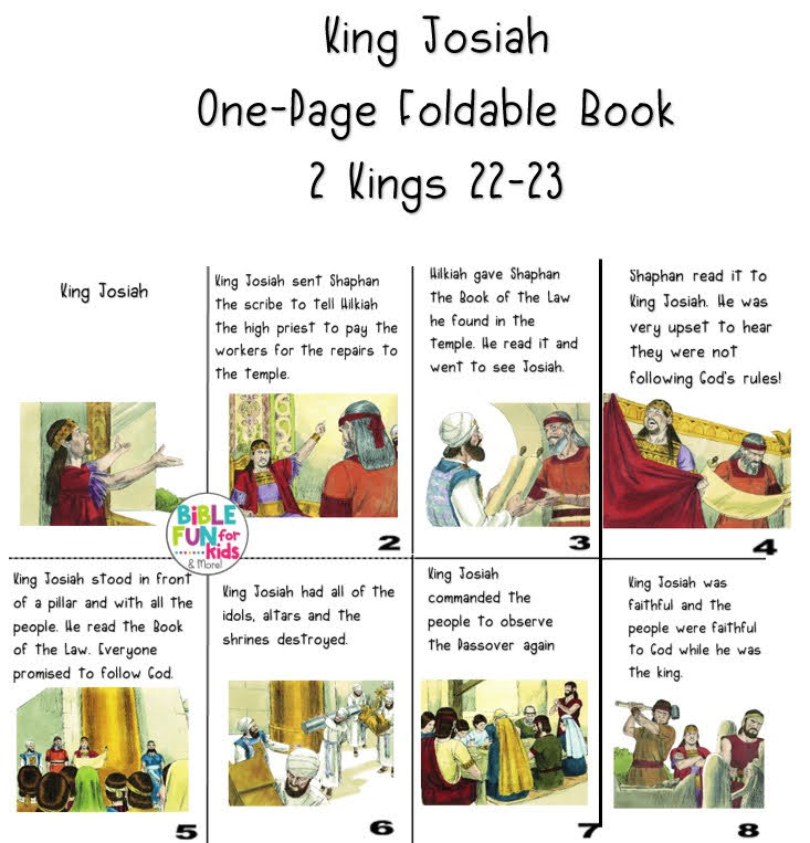 King Josiah | Bible Fun For Kids