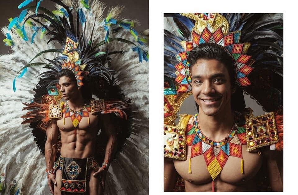 Trajes típicos del Míster Global, viral por el ridículo traje de EEUU ...