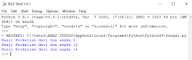 Belajar Tentang Pengertian Parameter dan Argumen Fungsi (Function ...