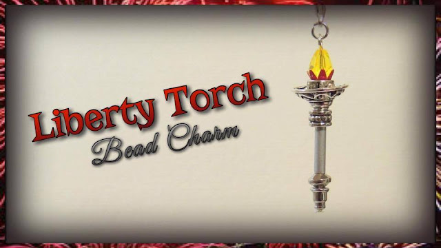 Craftie Kaleidoscope : Liberty Torch Bead Charm