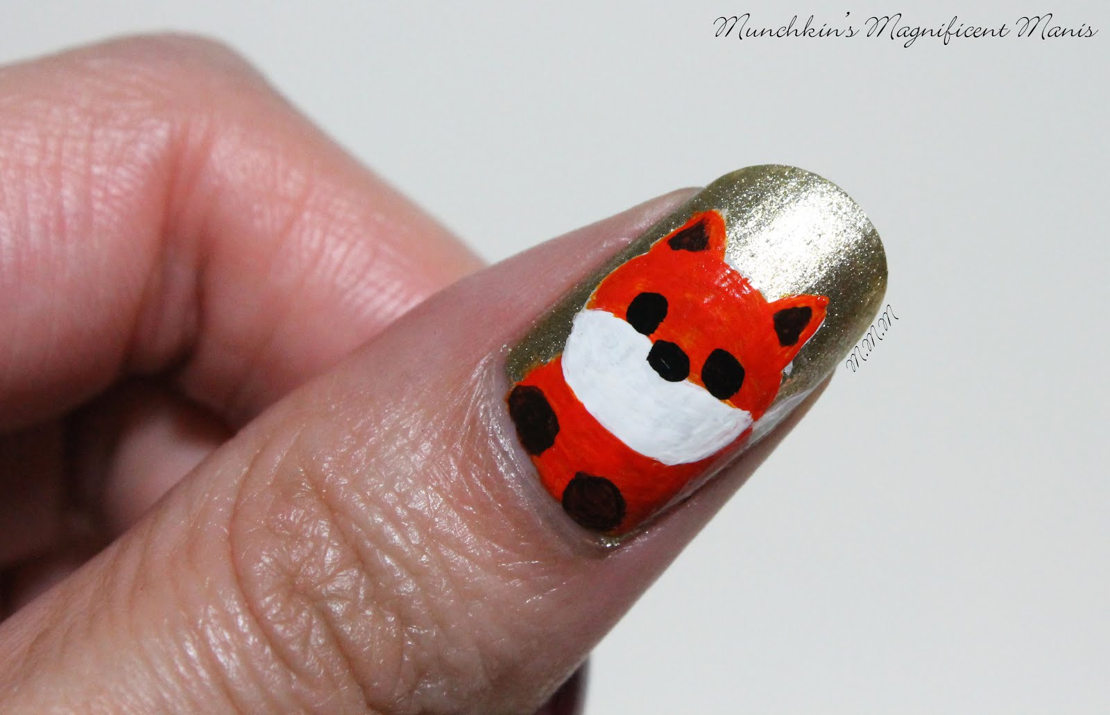 Munchkin’s Magnificent Manis: Crisp Fall Day- Fall Nail Design