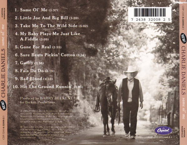 Classic Rock Covers Database: Charlie Daniels - Same Ol' Me (1995)