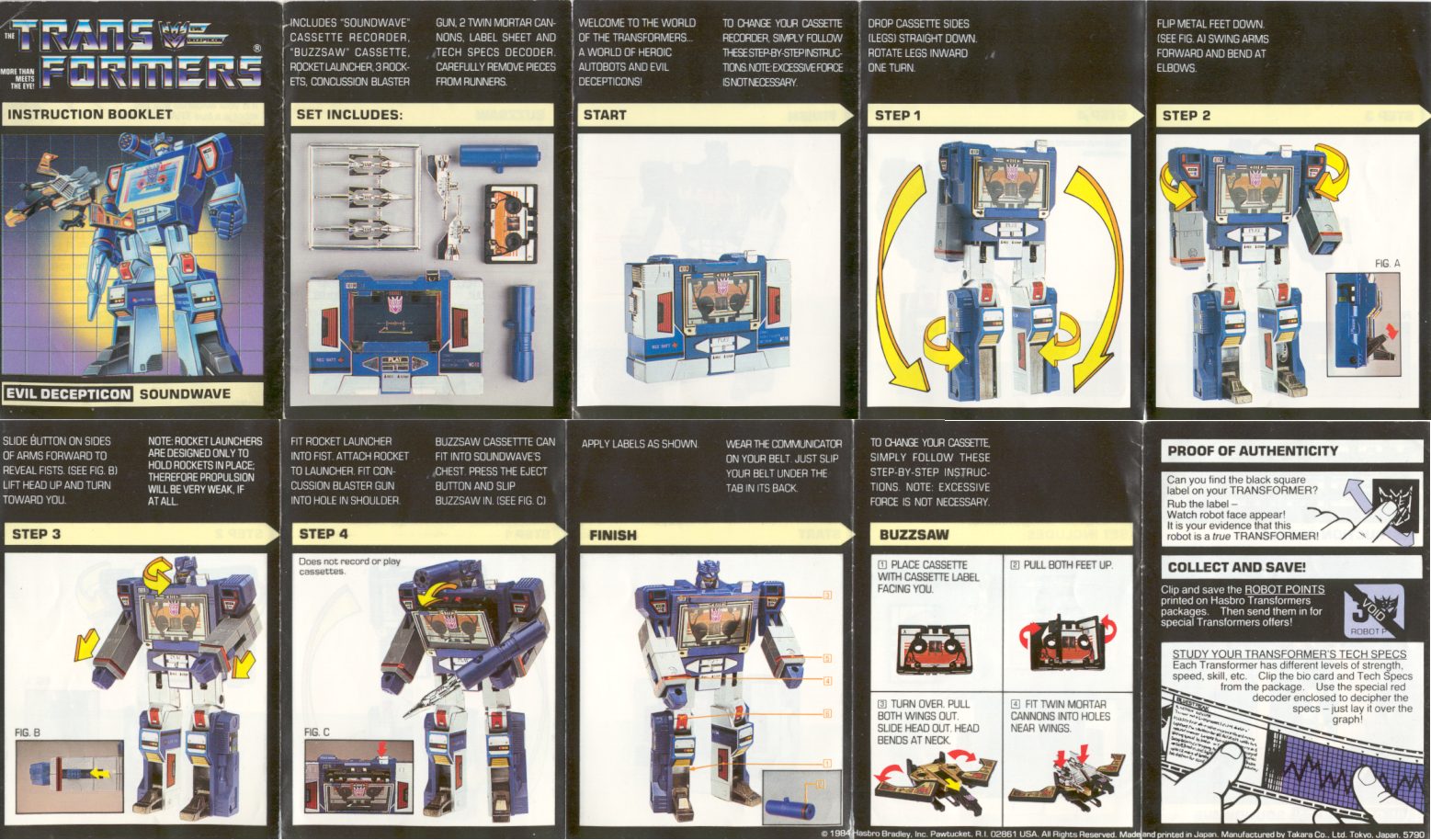 Transformers Square One: Hasbro G1 Soundwave - Sound or Power?