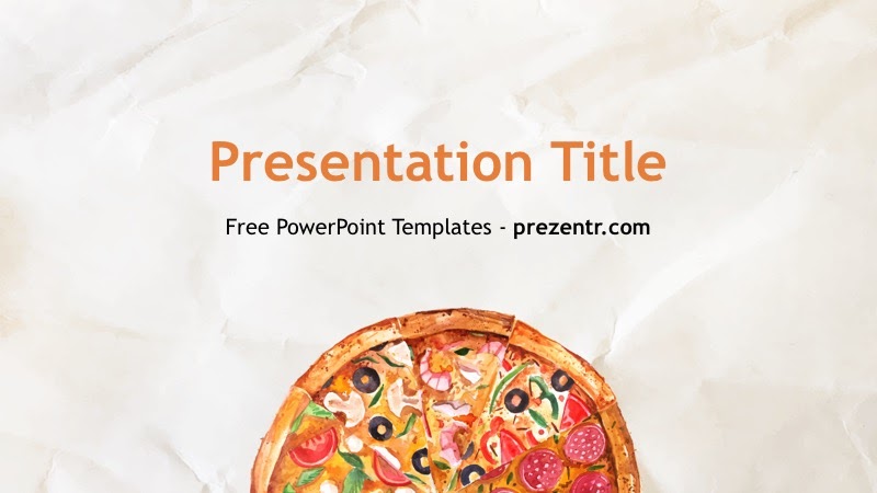 Pizza Powerpoint Templates - Collage Template
