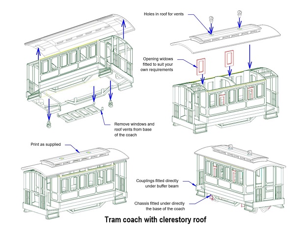 Model Engine Works: 009 Tram Coach