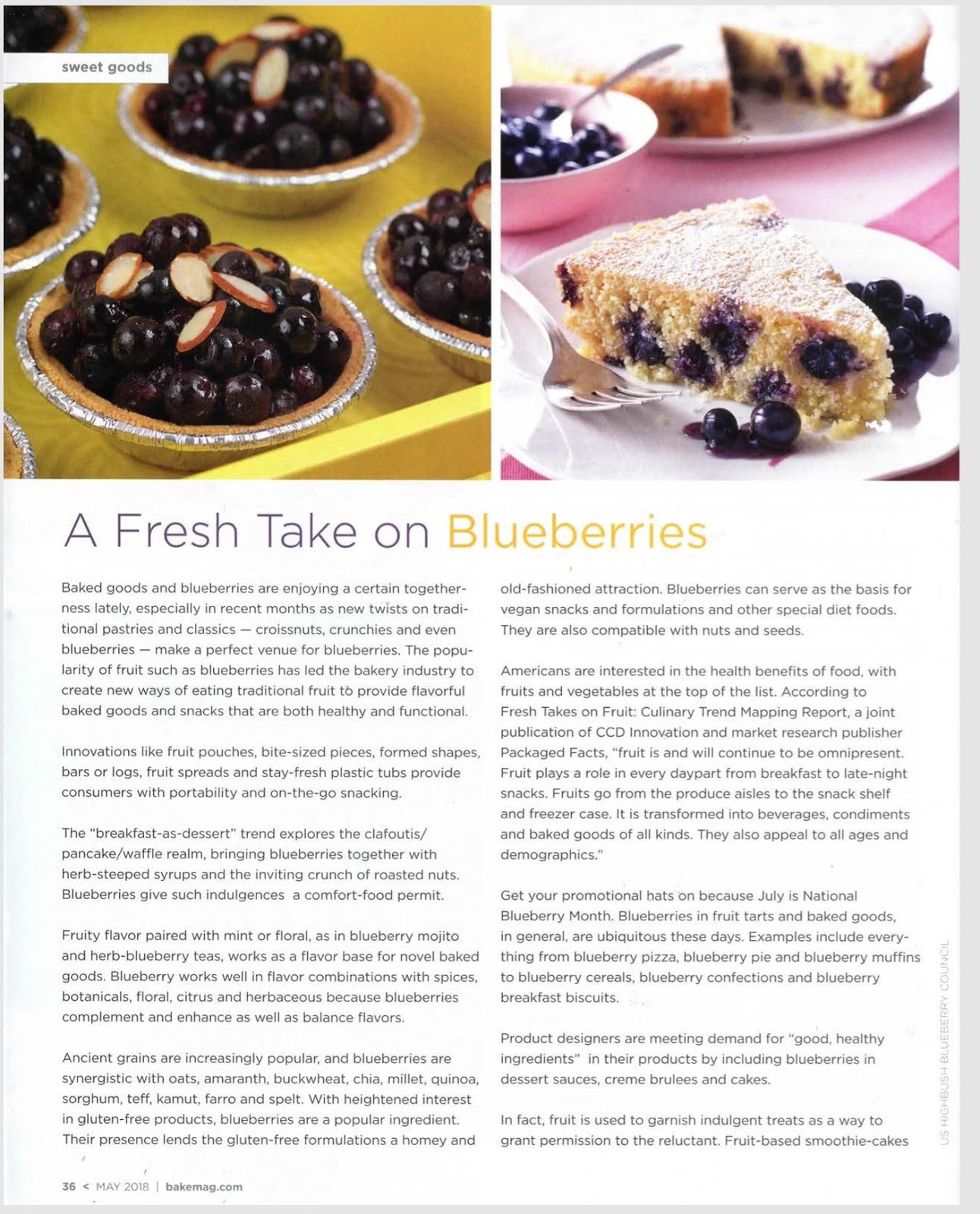 Blueberry FoodTech: Bakers have their own magazine!