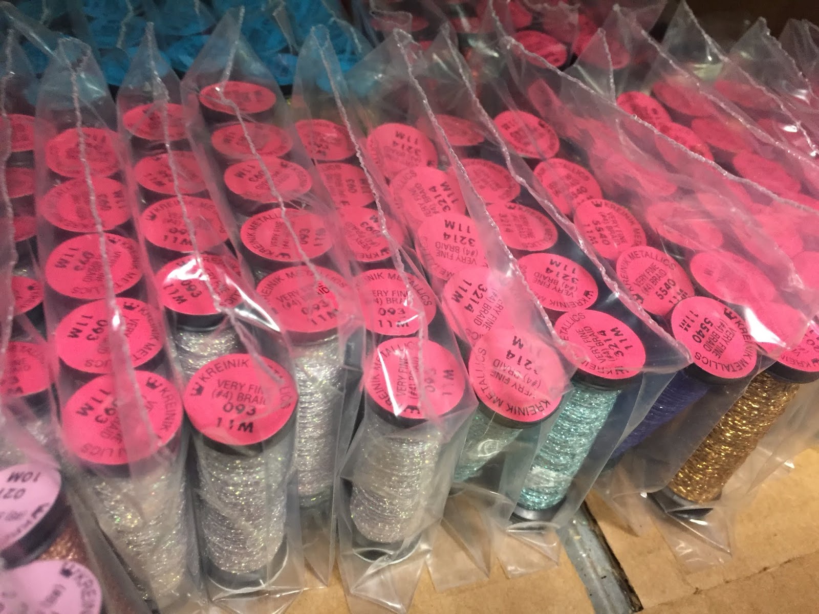 Kreinik Thread Blog: About those Kreinik spool labels