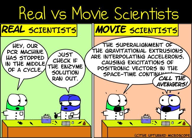 Real Scientist vs. Movie Scientist ~ Science Storiented