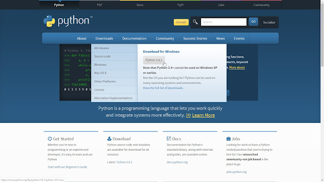 Descargar e Instalar Python 3.8 en Windows 10